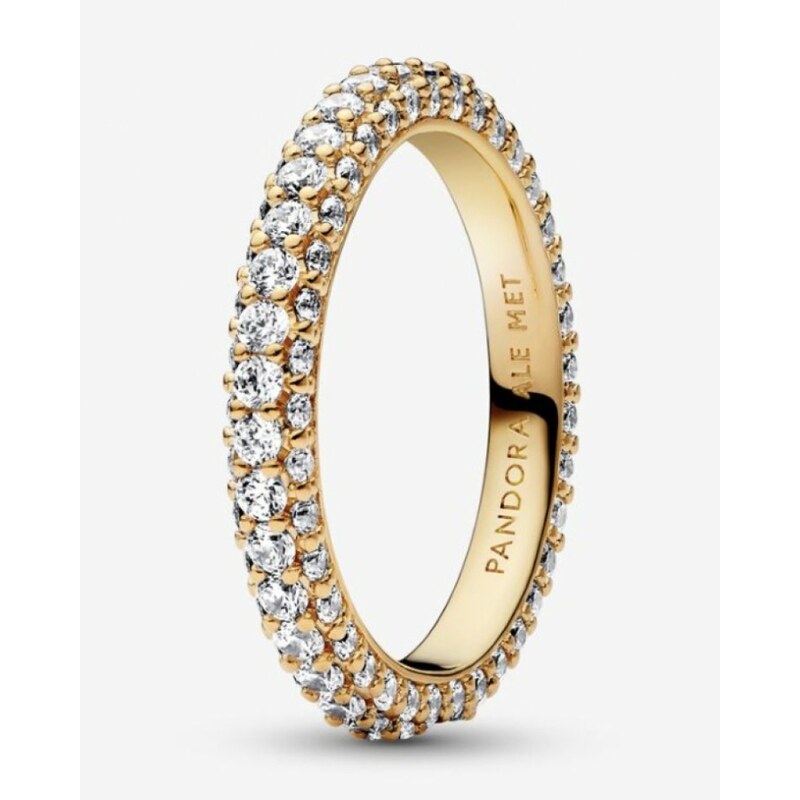 Pandora - Timeless Pavé egysoros gyűrű - 162627C01-48 - GLAMI.hu