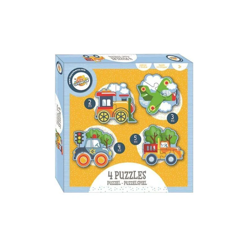Forma Puzzle 4 az 1-ben szett - Járművek - GLAMI.hu