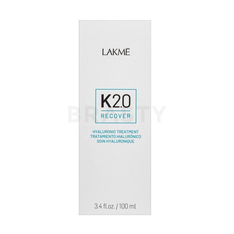 Lakmé K2.0 Recover Hyaluronic treatment öblítés nélküli ápolás nagyon sérült hajra 100 ml - GLAMI.hu