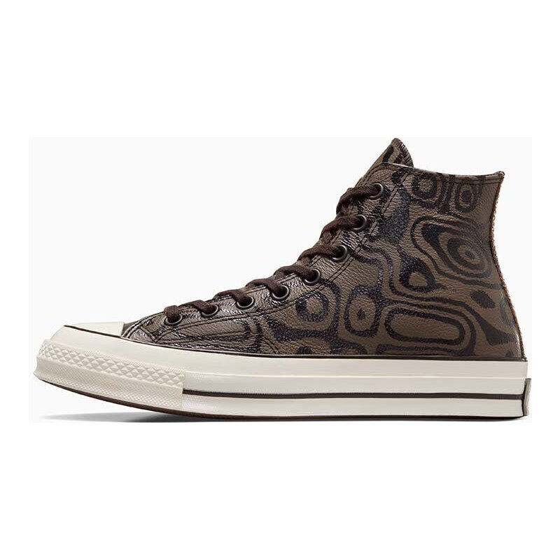 Converse bőr sneaker Converse x Wonka Chuck 70 Chocolate Swirl barna ...