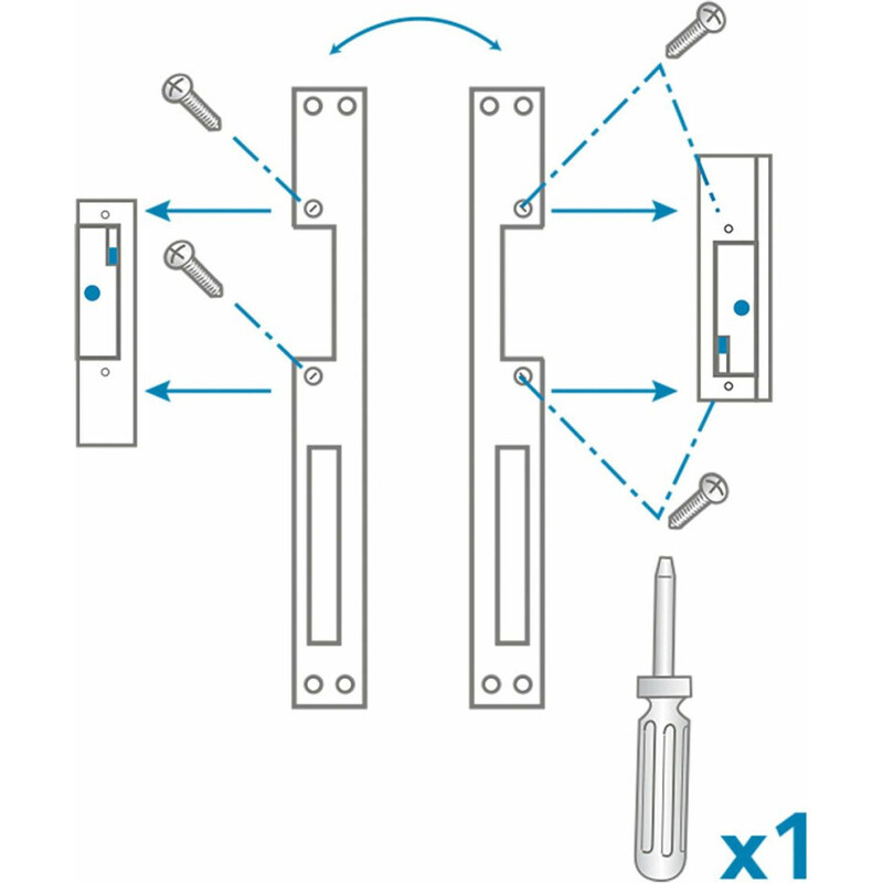 Elektromos zár Extel WECA 90301.4 Alumínium - GLAMI.hu
