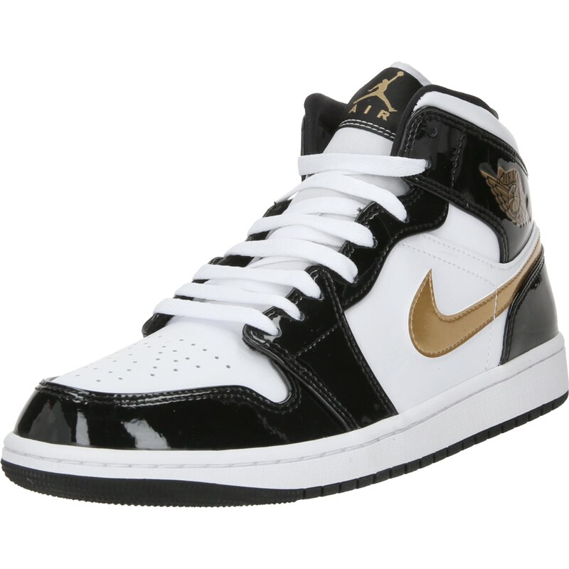 Jordan Magas szárú sportcipők 'Air Jordan 1 Mid' arany / fekete ...
