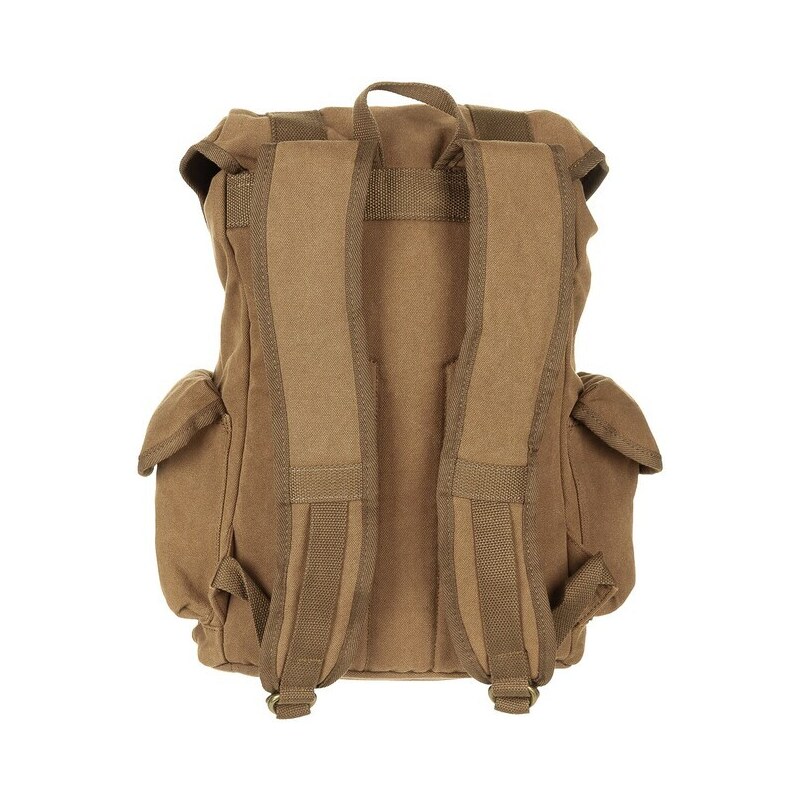 Pure Trash Vászon hátizsák PT, barna - GLAMI.hu