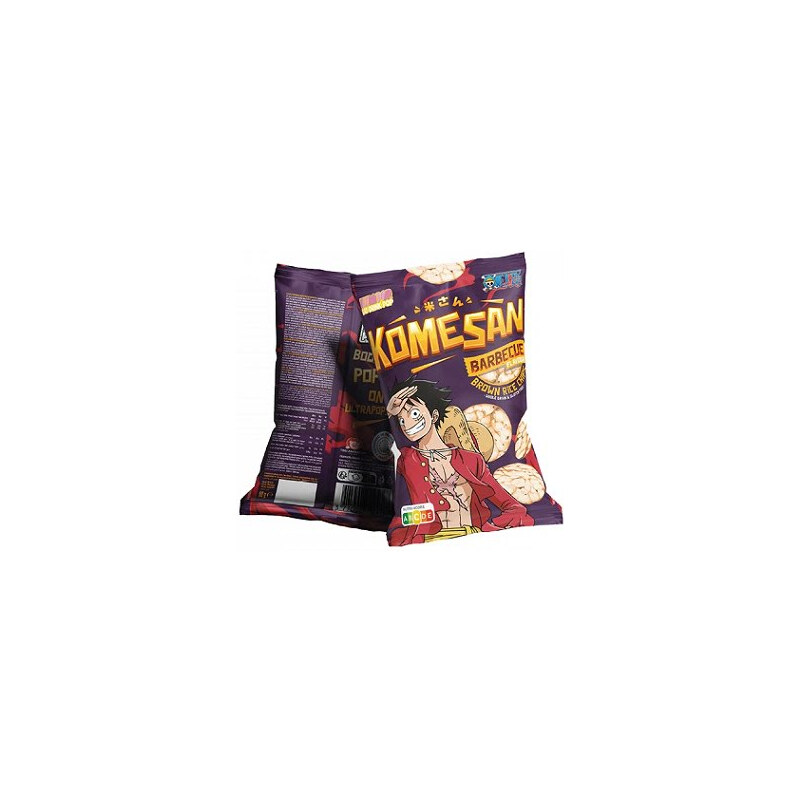 Ultra Pop One Piece Luffy Komesan BBQ rice chips - BBQ ízű rizs chips ...