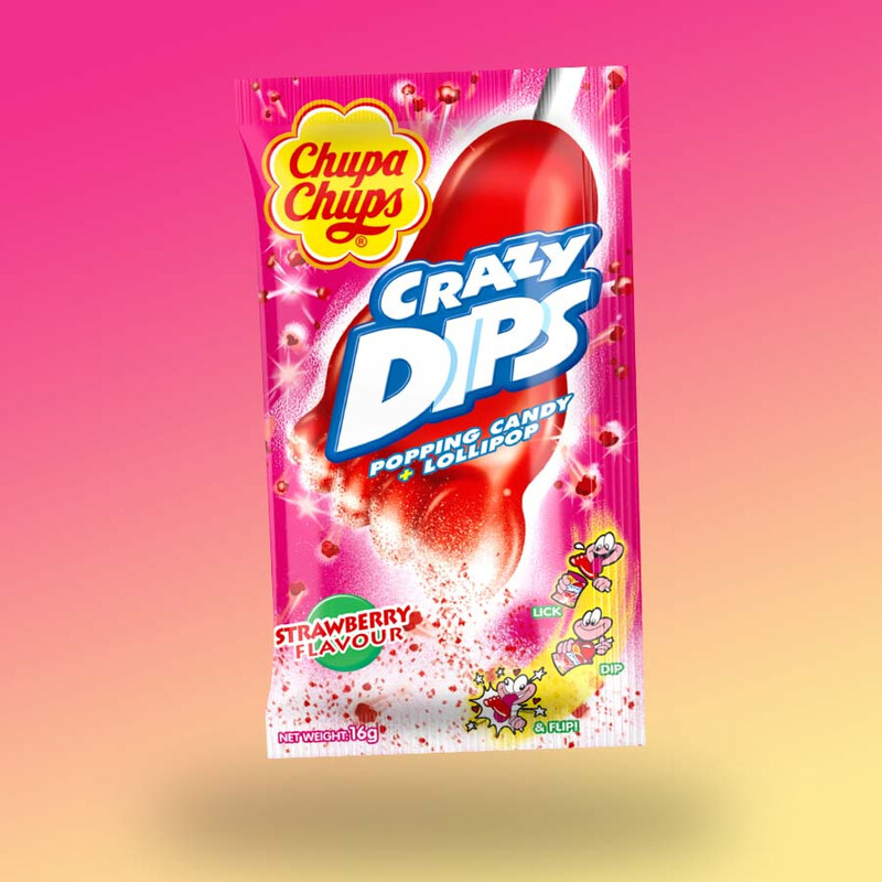 Chupa Chups Crazy Dips talp formájú nyalóka robbanócukorral 14g - GLAMI.hu