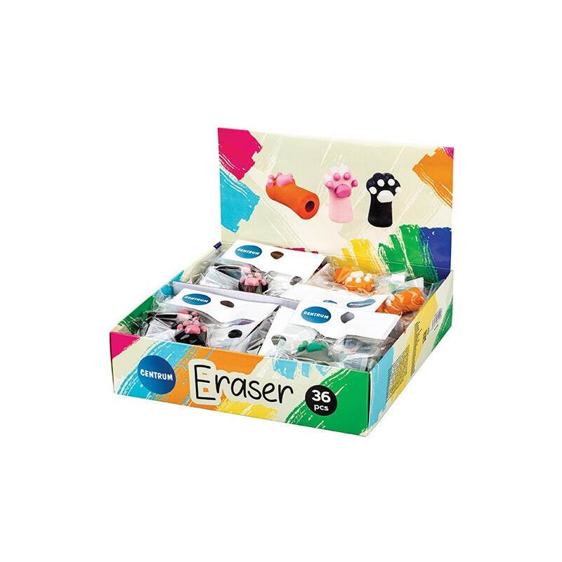 Radír Centrum szintetikus gumi cica mancs 35x20x15mm - GLAMI.hu