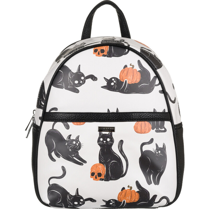 Peterson fehér városi hátizsák macska mintával [DH] PTN 0496 - GLAMI.hu