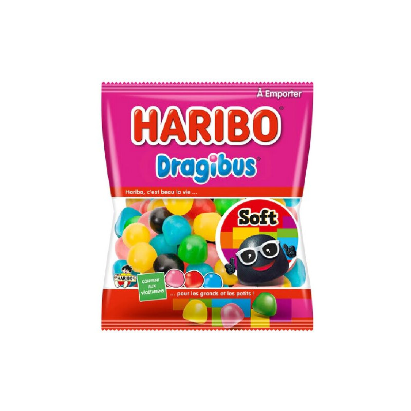 Haribo Dragibus Soft puha drazsé válogatás 120g - GLAMI.hu