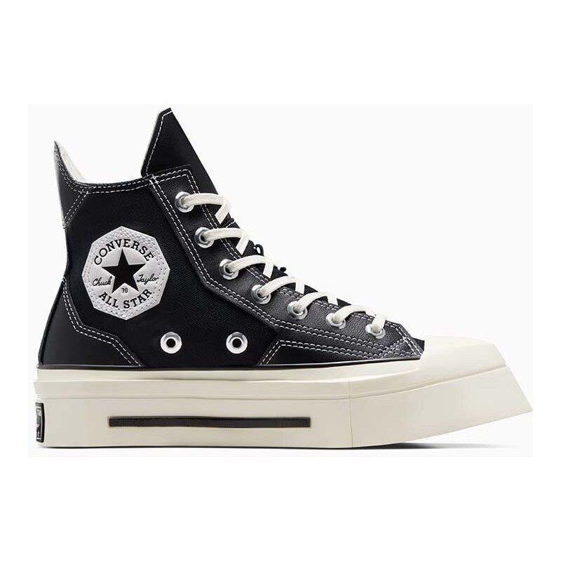 Converse sportcipő Chuck 70 De Luxe Squared HI fekete, A06435C - GLAMI.hu