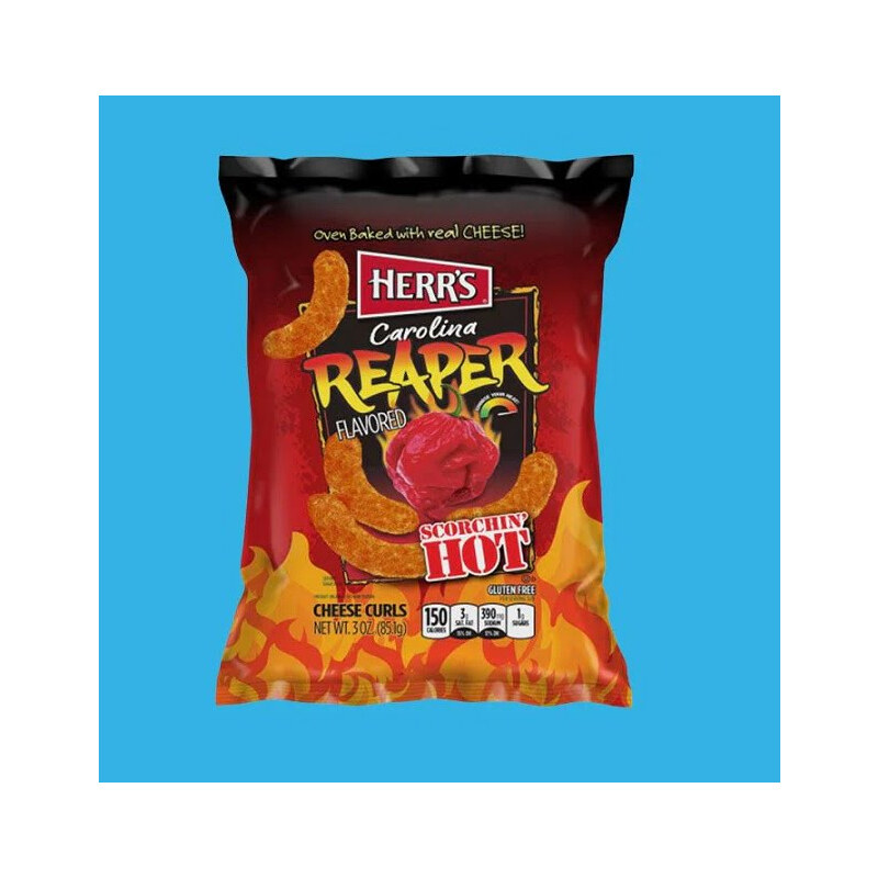 Herrs USA Carolina Reaper és sajtos ízű csípős chips 170g - GLAMI.hu