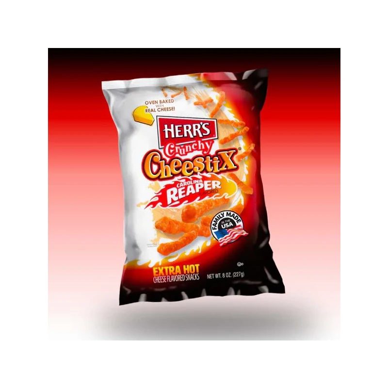 Herrs USA Crunchy Carolina Reaper Cheese Stix sajtos chips 227g - GLAMI.hu
