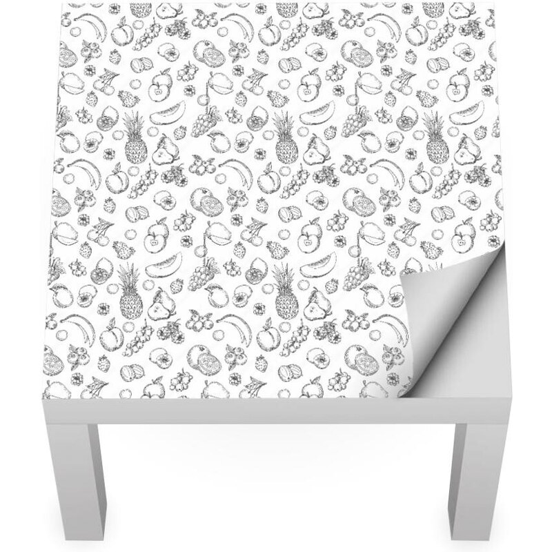 Minimi IKEA LACK asztal bútormatrica - gyümölcs rajzok - GLAMI.hu