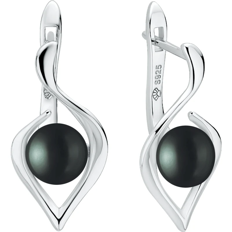 Gaura Pearls Ródiumozott 925 Ezüst Fülbevaló Édesvízi Gyönggyel ...