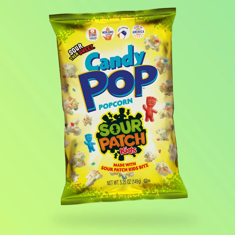 Candy Pop Sour Patch Kids popcorn 149g - GLAMI.hu