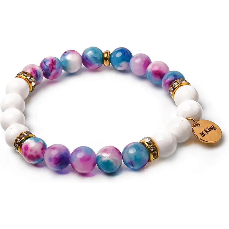 Maria King Milky Way Galaxy – Jade és kagylógyöngy ásvány karkötő ...