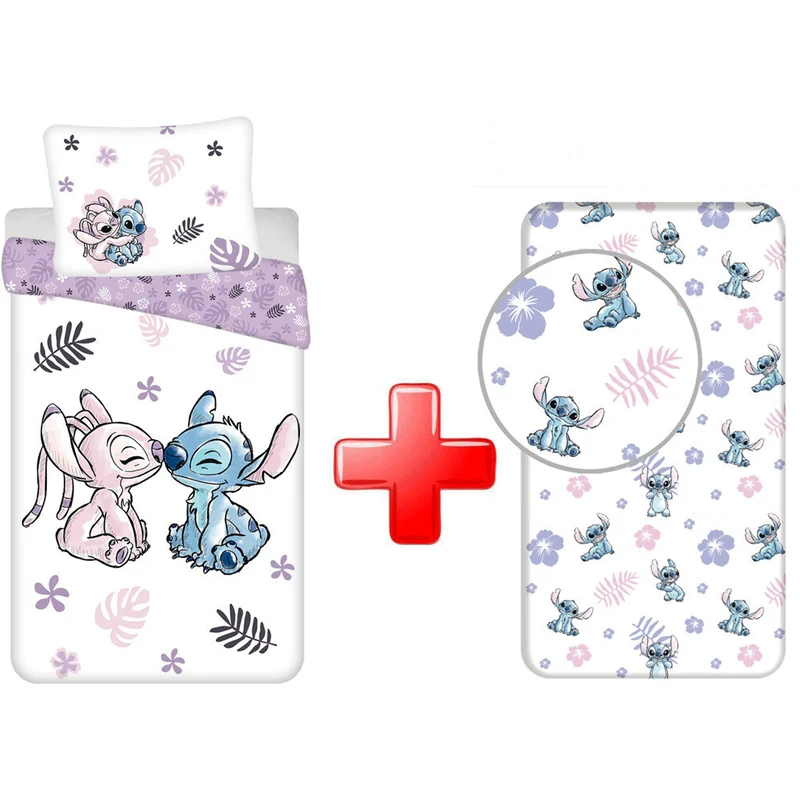 Disney Lilo és Stitch, A csillagkutya Boojiboo ágyneműhuzat és gumis ...