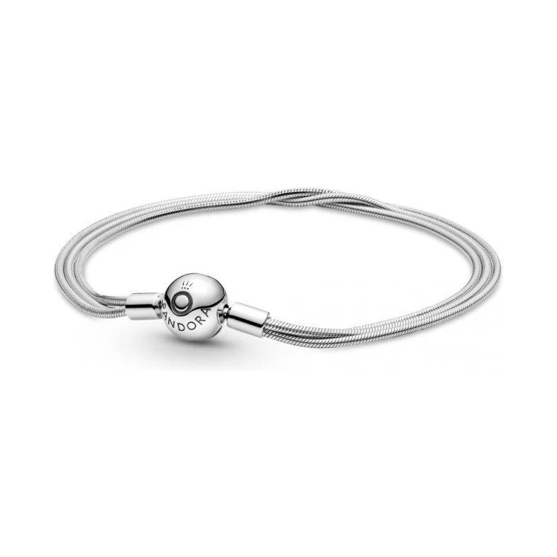Pandora - Moments többsoros kígyólánc karkötő - 599338C00-17 - GLAMI.hu
