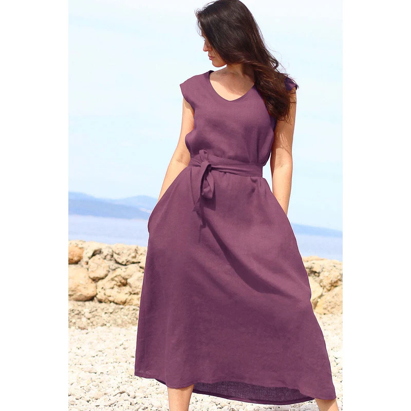 Lotika Linen Favorite linen maxi dress - GLAMI.hu