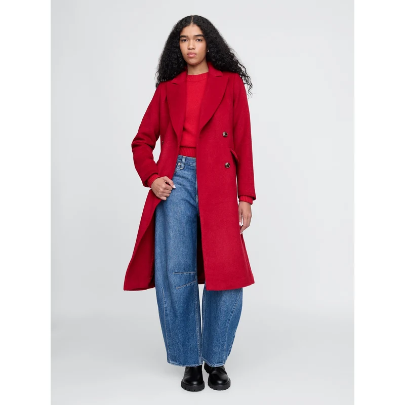 GAP Coat with wool blend Chesterfield - Women's - GLAMI.hu