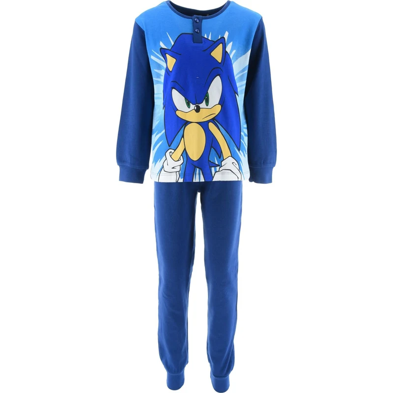BASIC Sonic the Hedgehog sötétkék fiú pizsama - GLAMI.hu