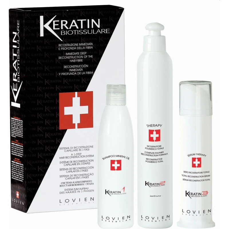 Lovien Essential Keratin Biotissulare Hair Reconstructor 3 Step ...