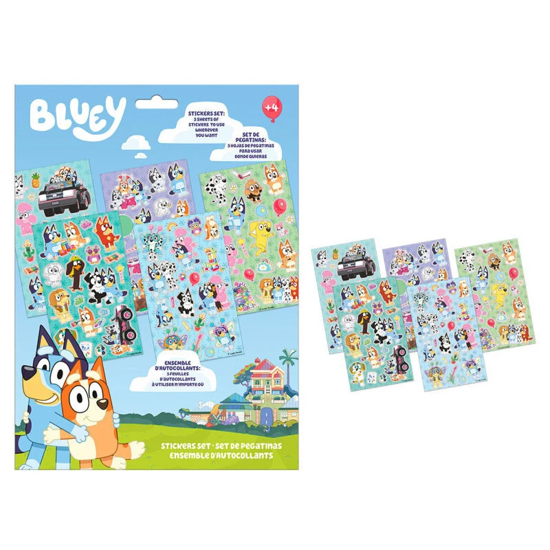 Bluey Life matrica szett 5 ív - GLAMI.hu