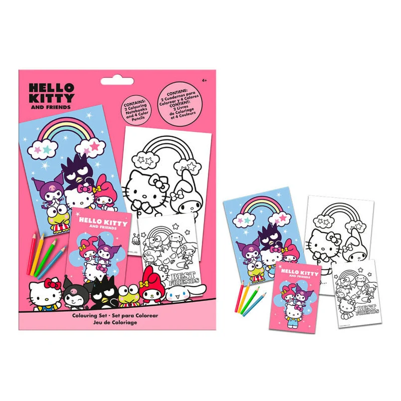 KORREKT WEB Hello Kitty Friends színező szett - GLAMI.hu