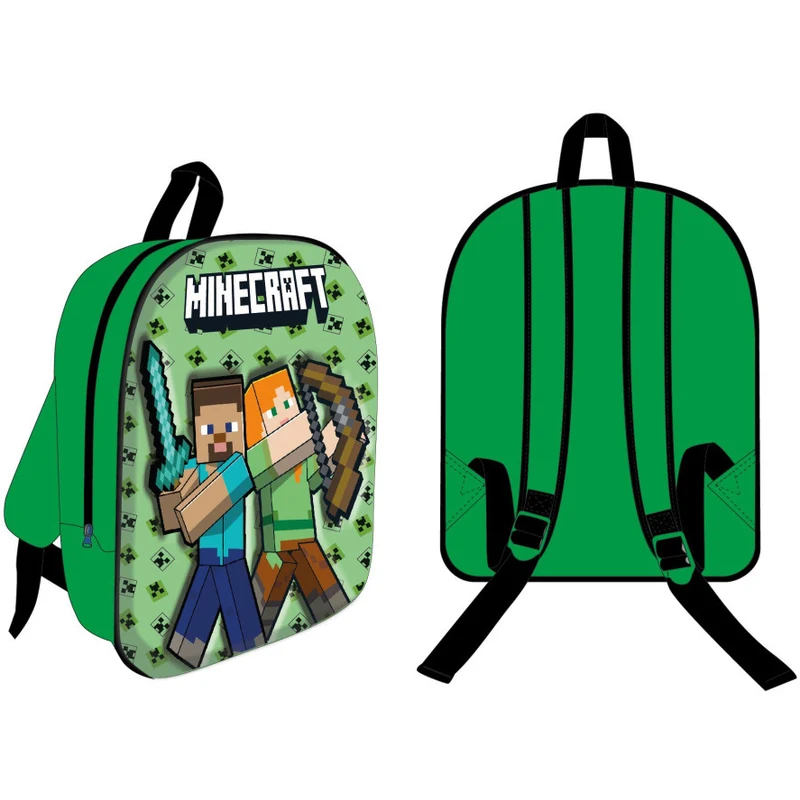 Minecraft Block Battlers 3D hátizsák, táska 30 cm - GLAMI.hu
