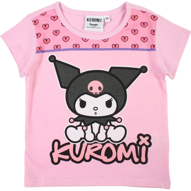 KORREKT WEB Hello Kitty Kuromi Light Pink gyerek rövid póló, felső 3 év - GLAMI.hu