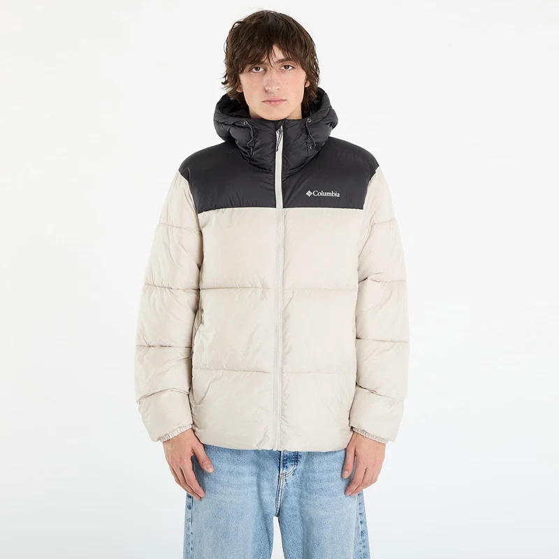 Dzseki Columbia Puffect II Hooded Jacket Dark Stone/ Shark L - GLAMI.hu