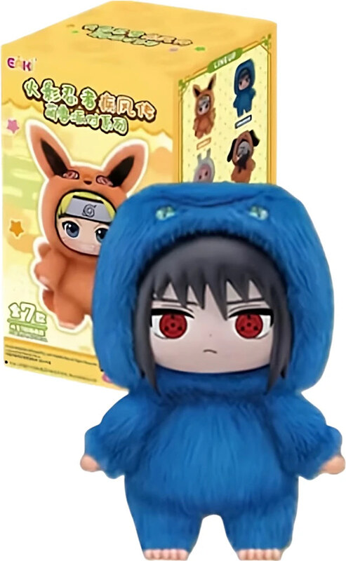 Miniso Top Toy Naruto Beast Party Sasuke Uchiha Plush Keychains - GLAMI.hu